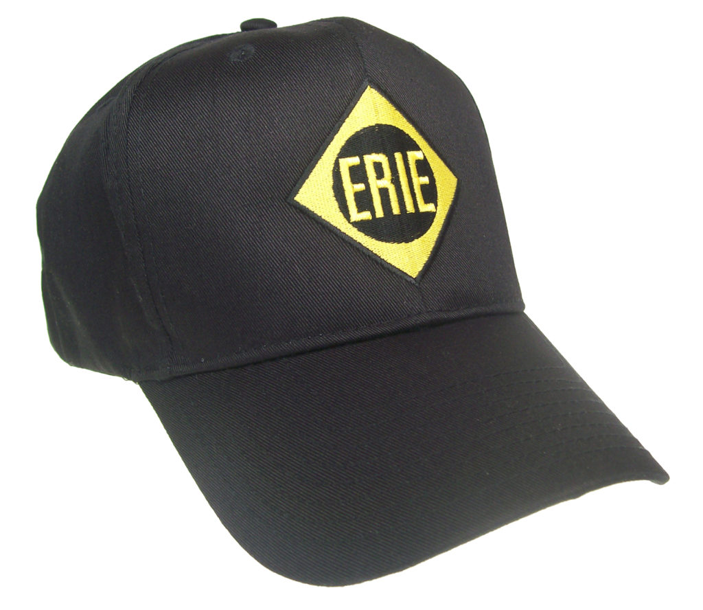 Erie Railroad Embroidered Cap Hat #40-0078 - Locomotive Logos