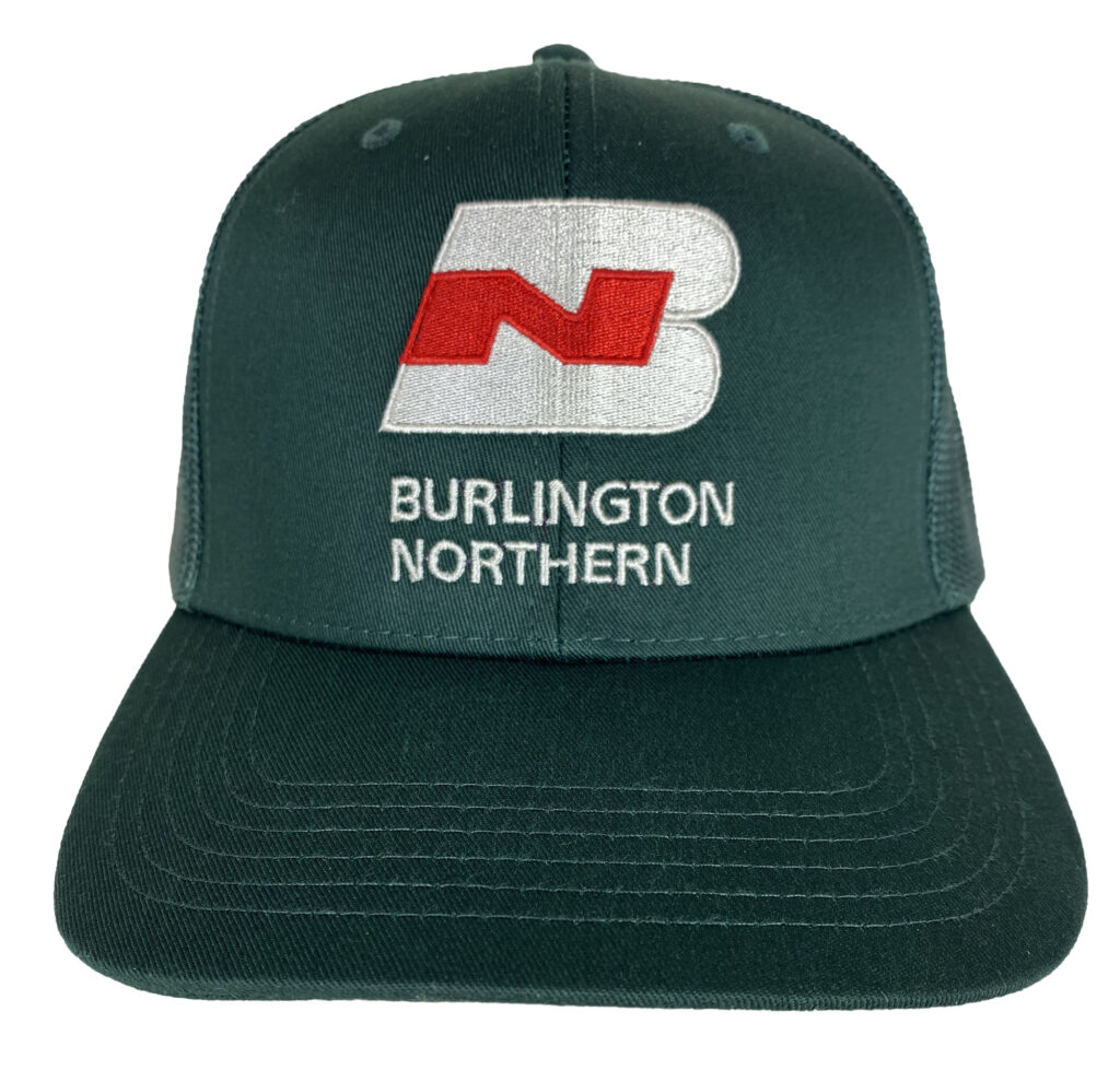 Burlington Northern Executive Embroidered Mesh Cap Hat #40-0046EM ...