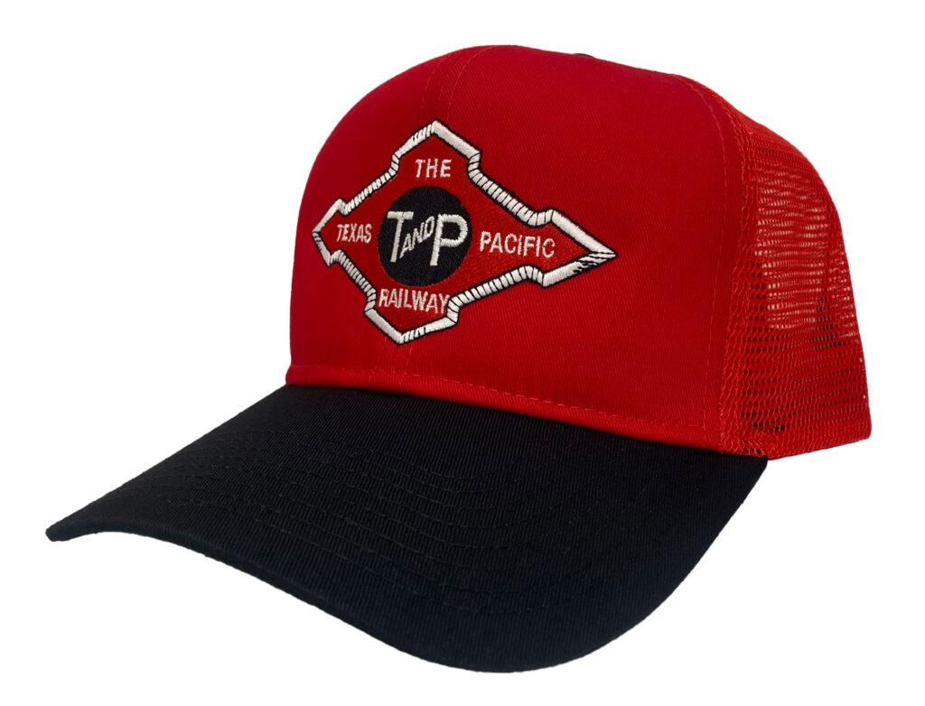 Texas & Pacific Railway Railroad Embroidered Mesh Cap 40-0069RBM LOGO ...